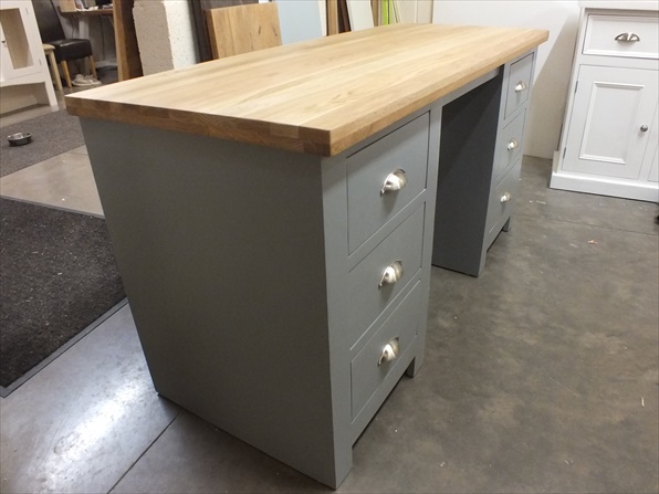 Buckingham Painted Double Computer Desk- F&B Plummett